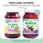Irish sea moss gel with elderberry
