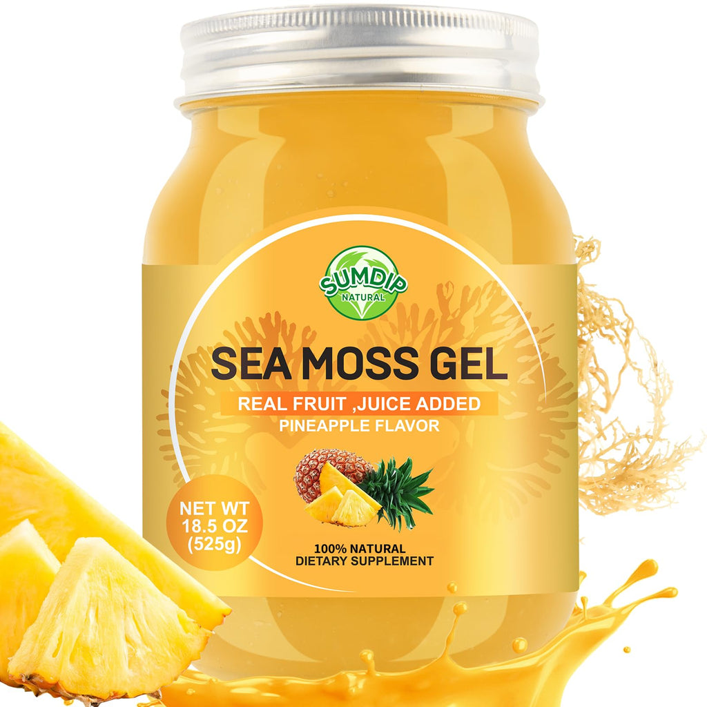 Irish sea moss gel with pineapple