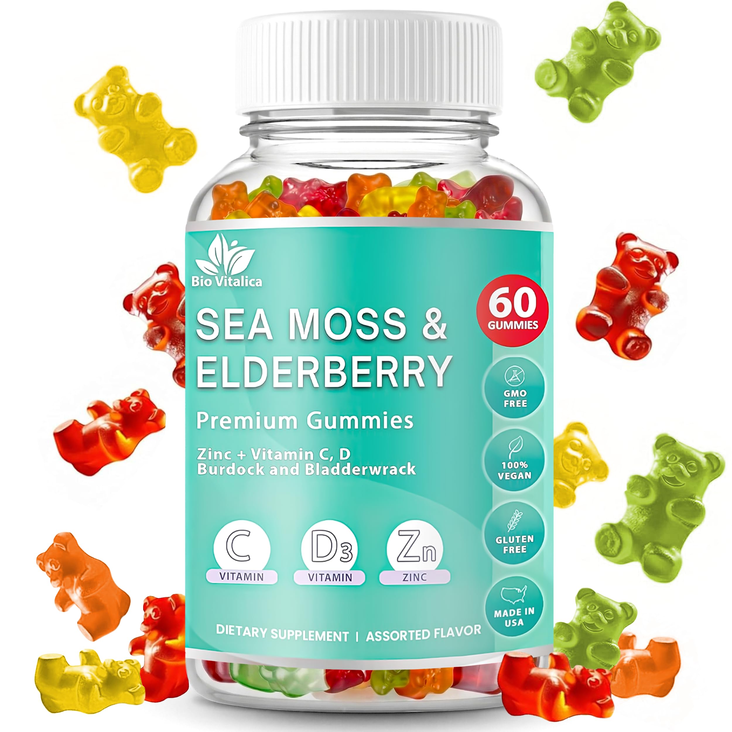 Irish Sea Moss gummies for immunity