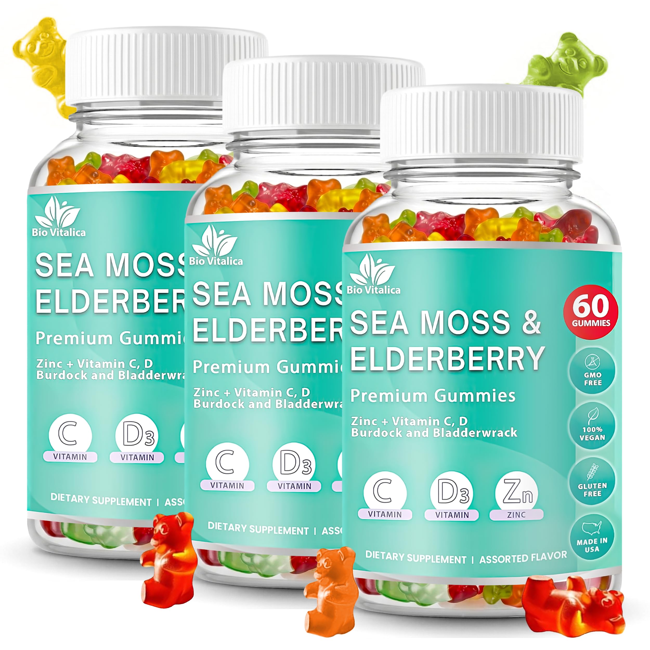 Irish Sea Moss gummies for immunity