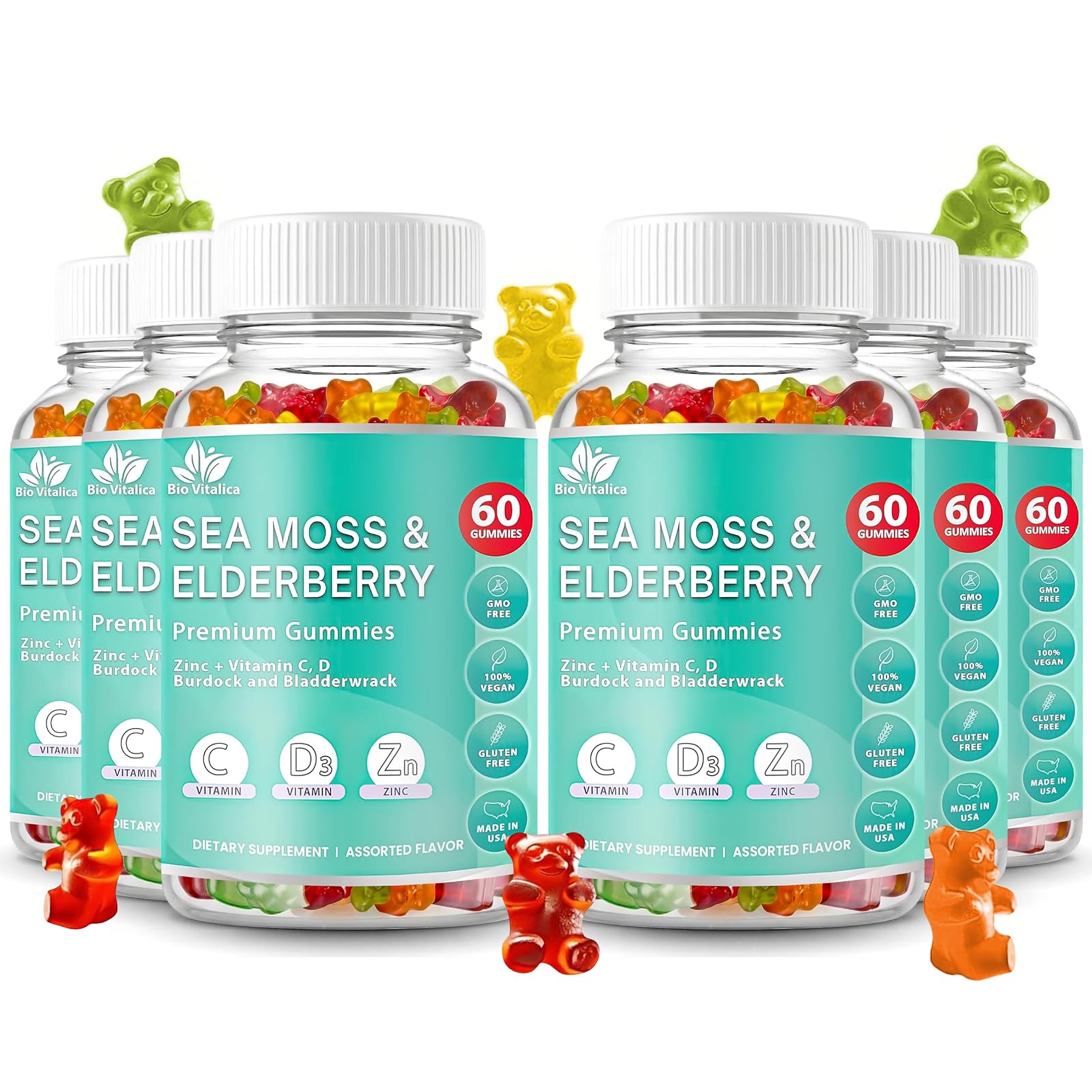 Irish Sea Moss gummies for wellness