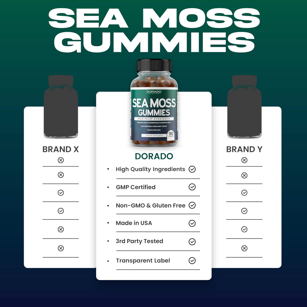 Irish Sea Moss gummies for women