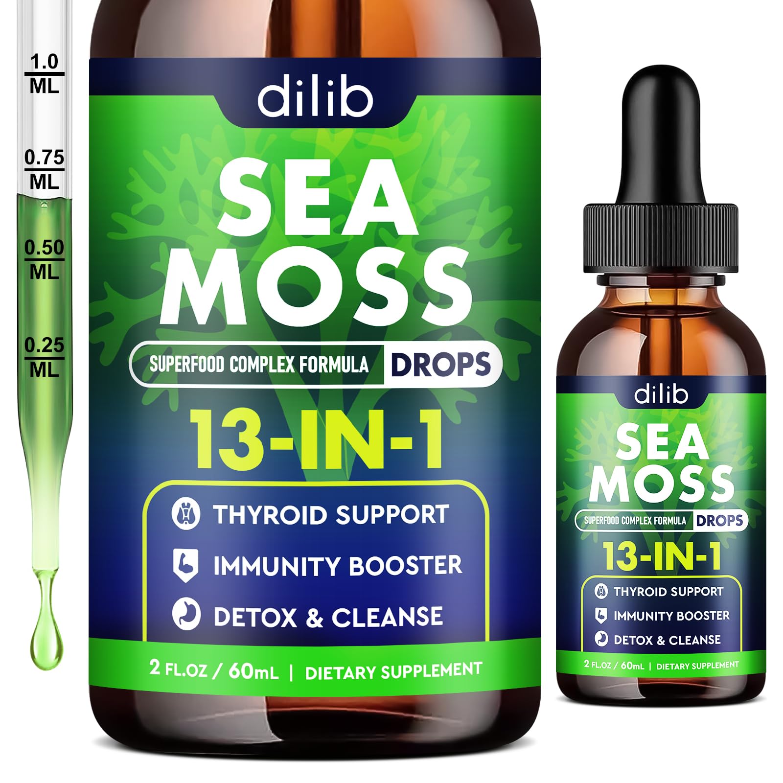 Irish Sea Moss liquid drops for wellness