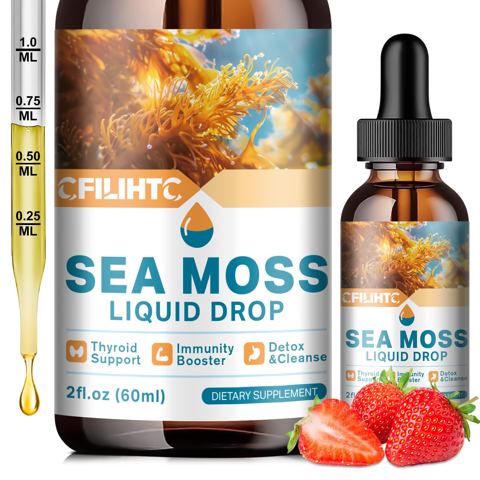 Irish sea moss liquid drops