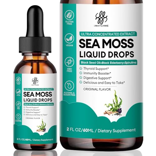 Irish sea moss liquid drops