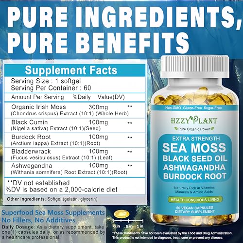 Irish Sea Moss multivitamin for immune support