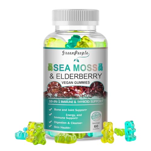 Irish sea moss with elderberry