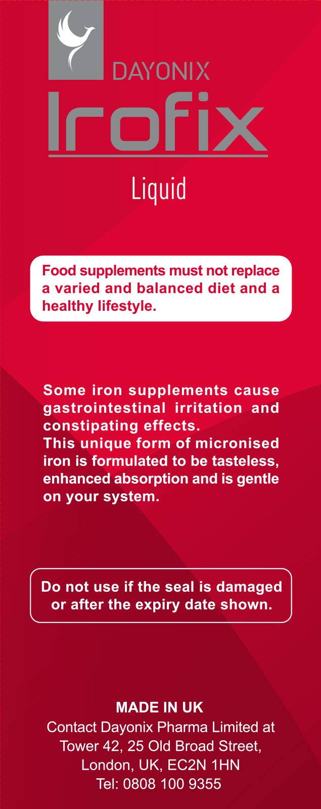 Irofix iron syrup for better wellness