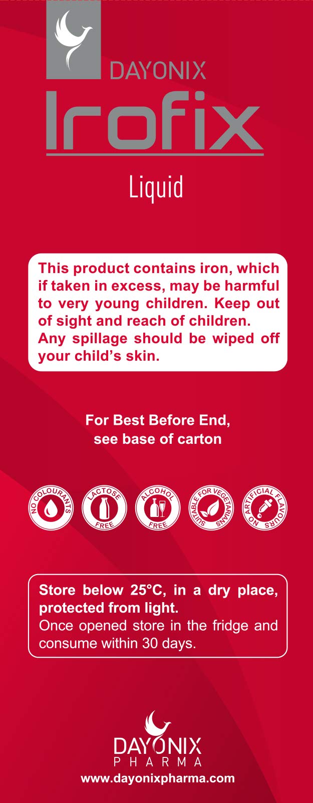 Irofix syrup for improved iron intake