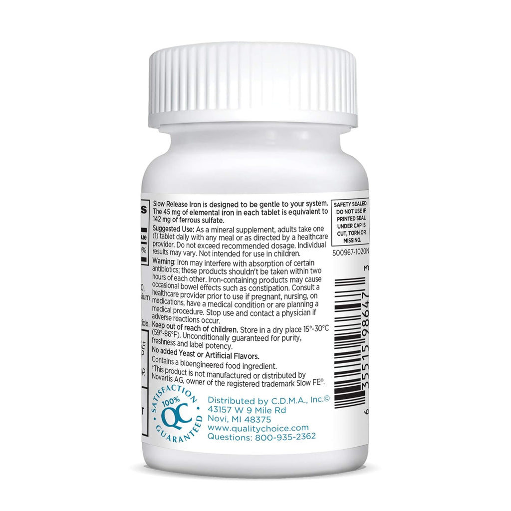 Iron 45 mg tablets for daily health