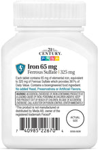 Iron 65 mg tablets for daily health