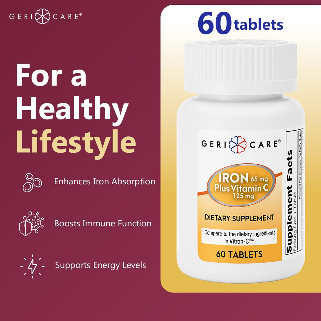 Iron 65 mg with vitamin C