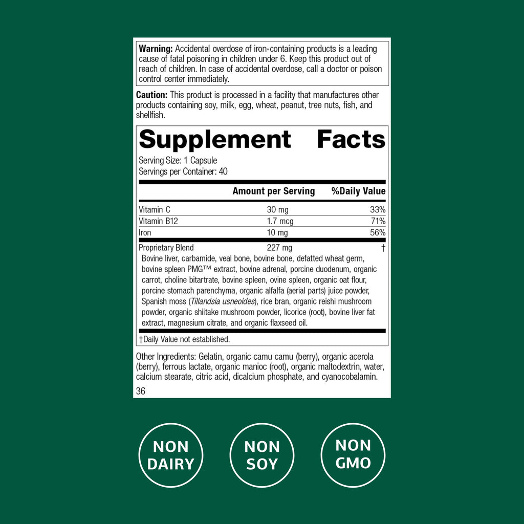 Iron absorption with vitamin C