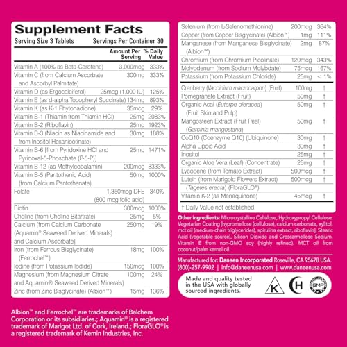 iron and biotin supplement tablets