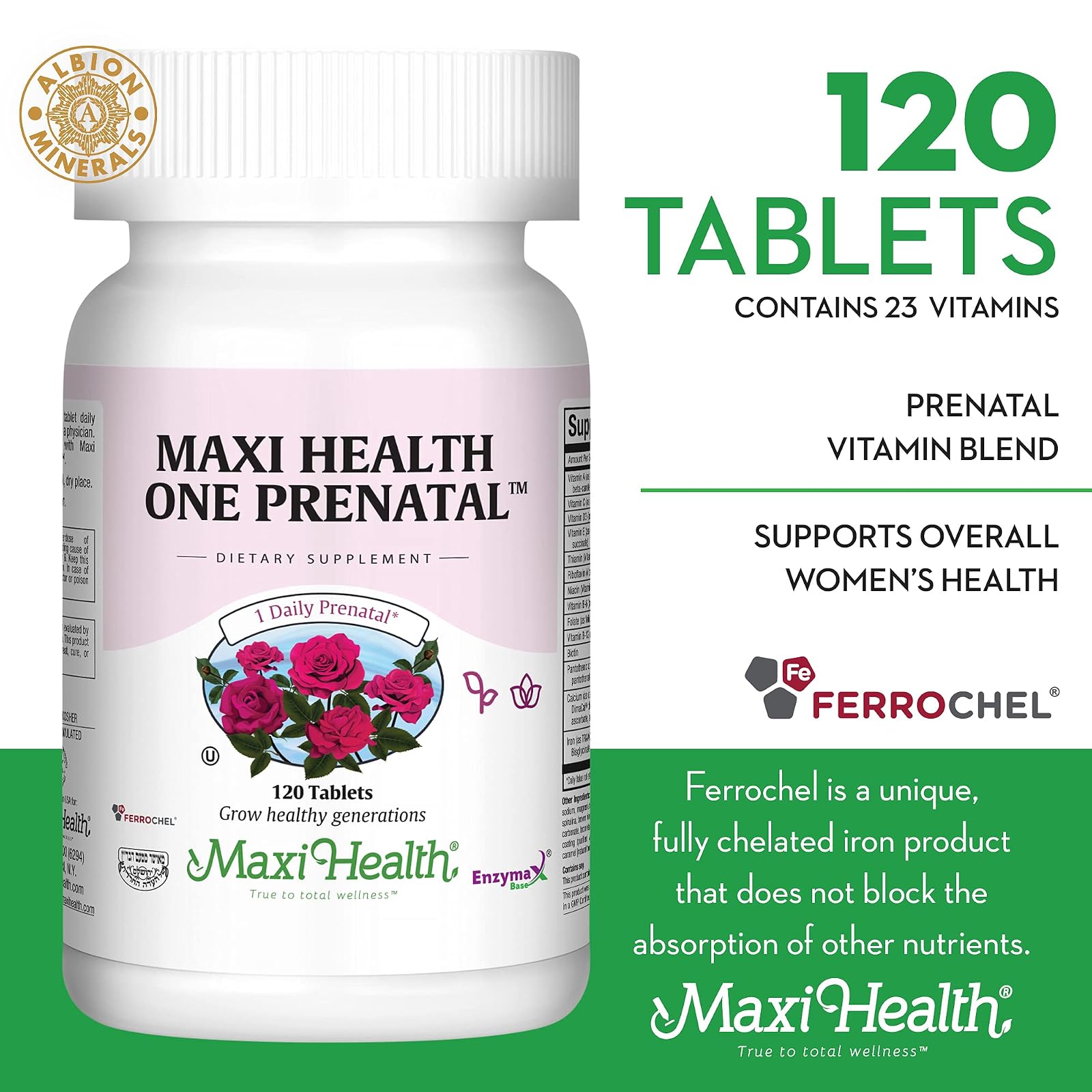 iron and folate prenatal vitamins