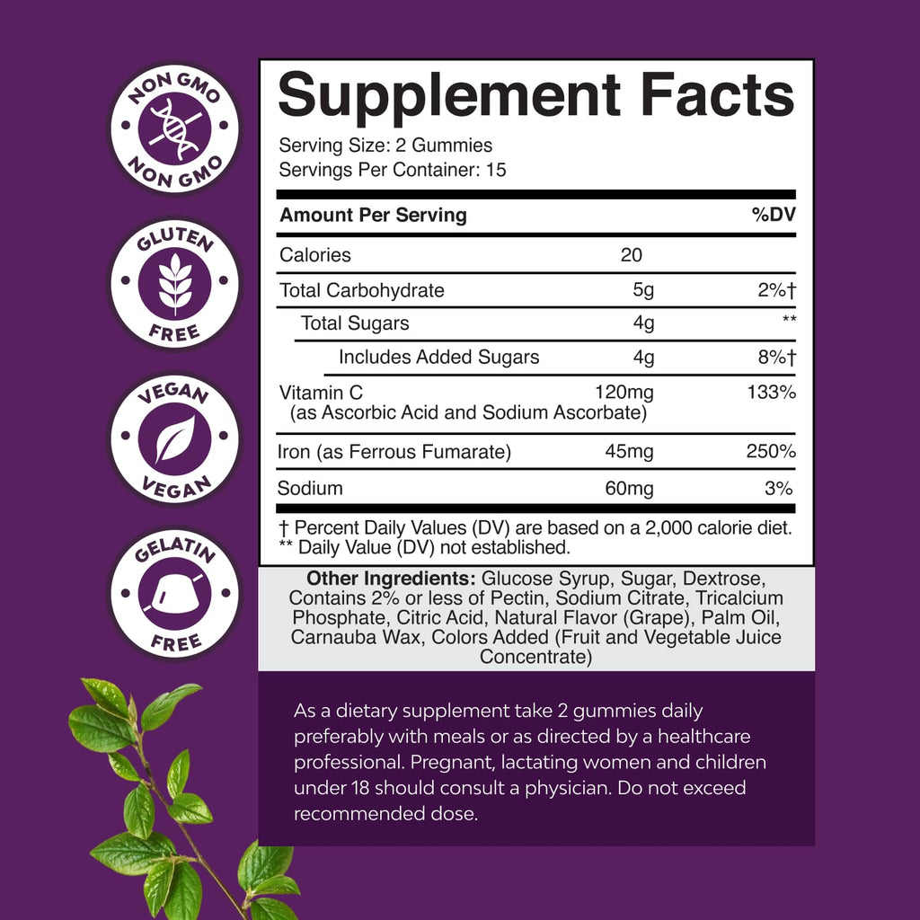 iron and vitamin C for immunity