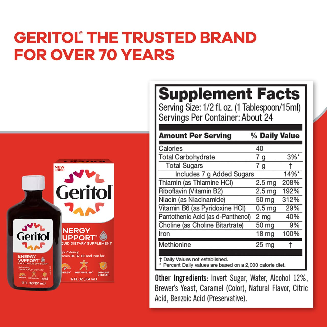 Iron and vitamin support for active lifestyles
