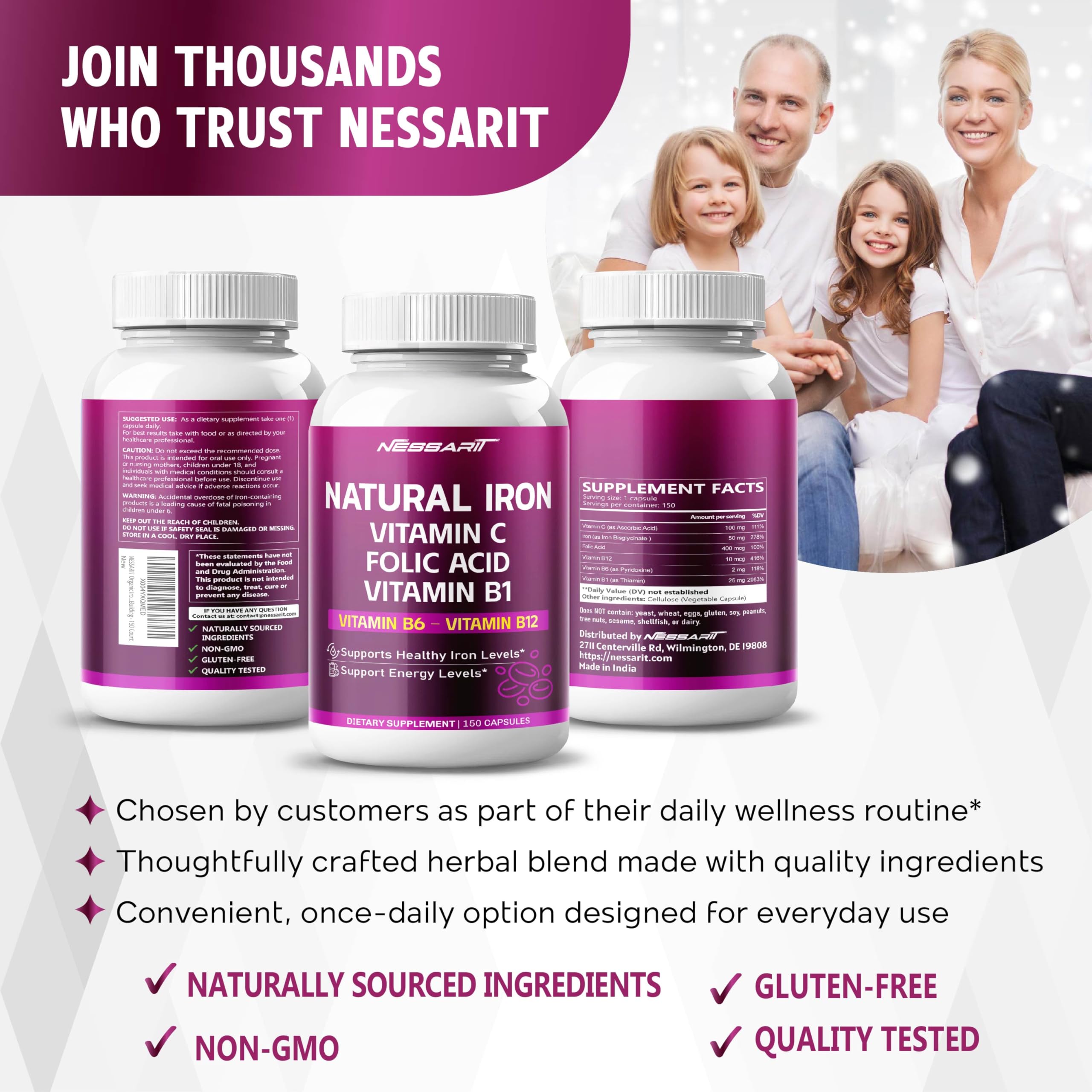 iron and vitamins for immune support