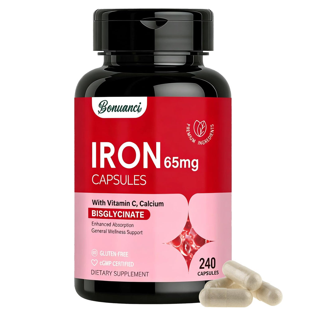 Iron Bisglycinate 65 mg capsules