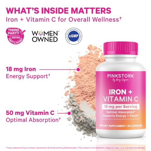 Iron bisglycinate capsules for energy