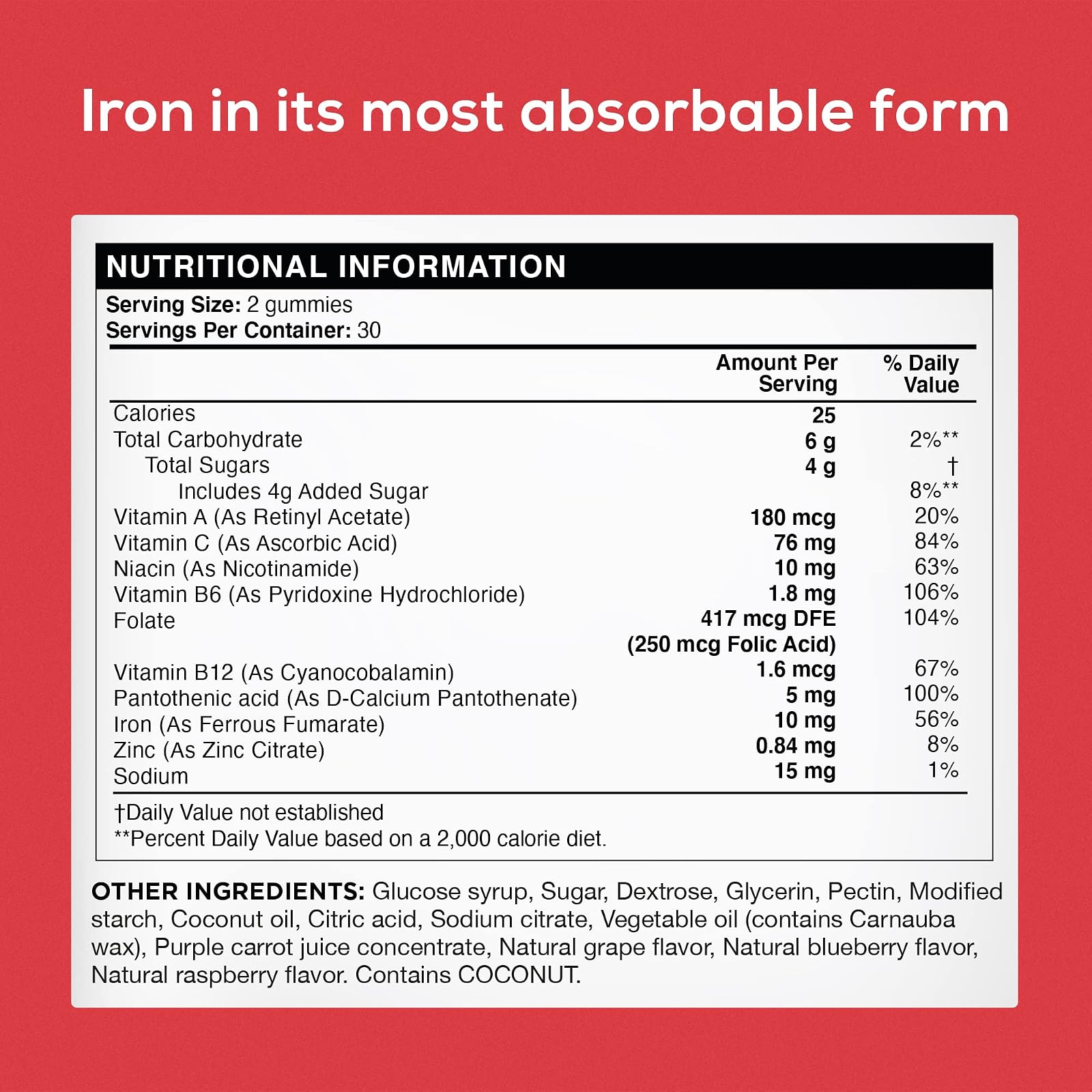 iron bisglycinate chewable vitamins