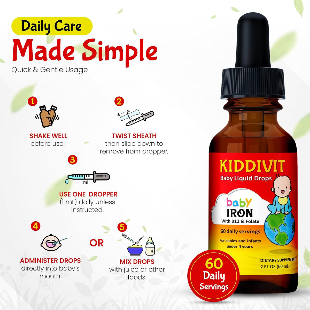 iron bisglycinate drops for better absorption