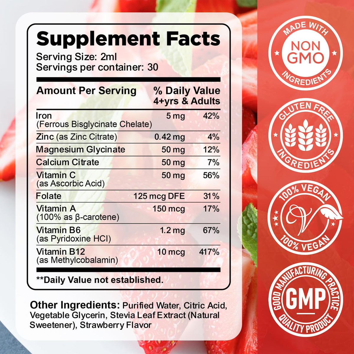 iron bisglycinate drops for energy