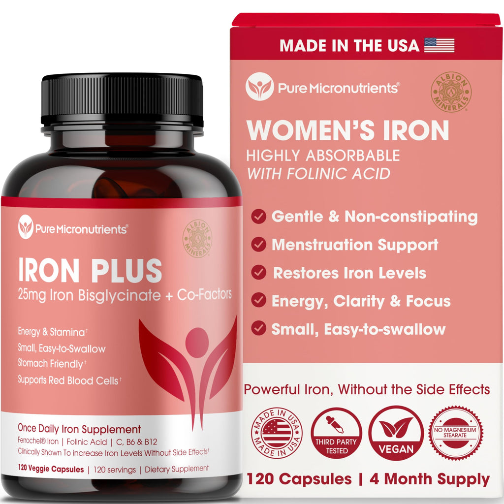 Iron bisglycinate for energy support