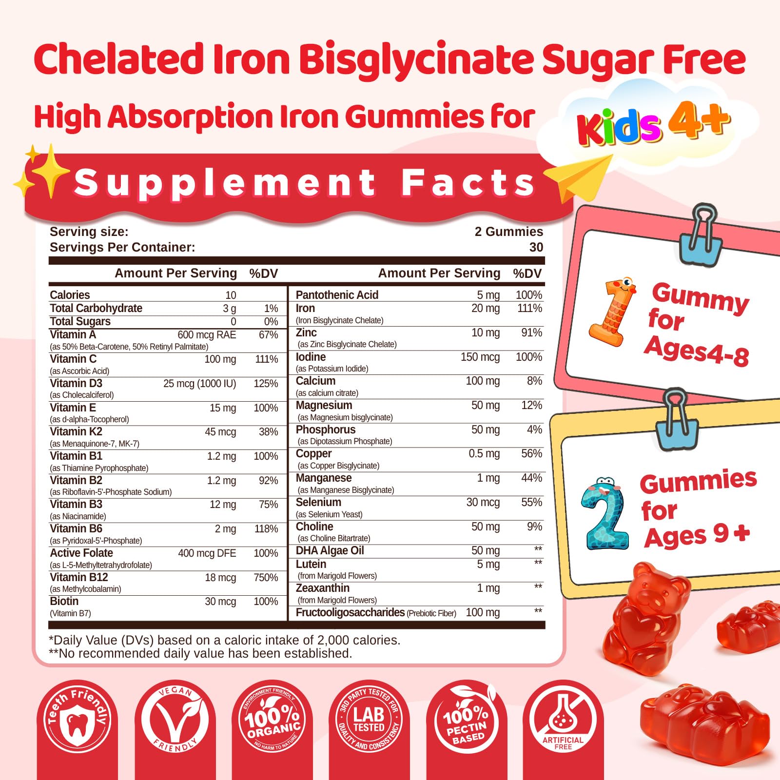 iron bisglycinate for teens