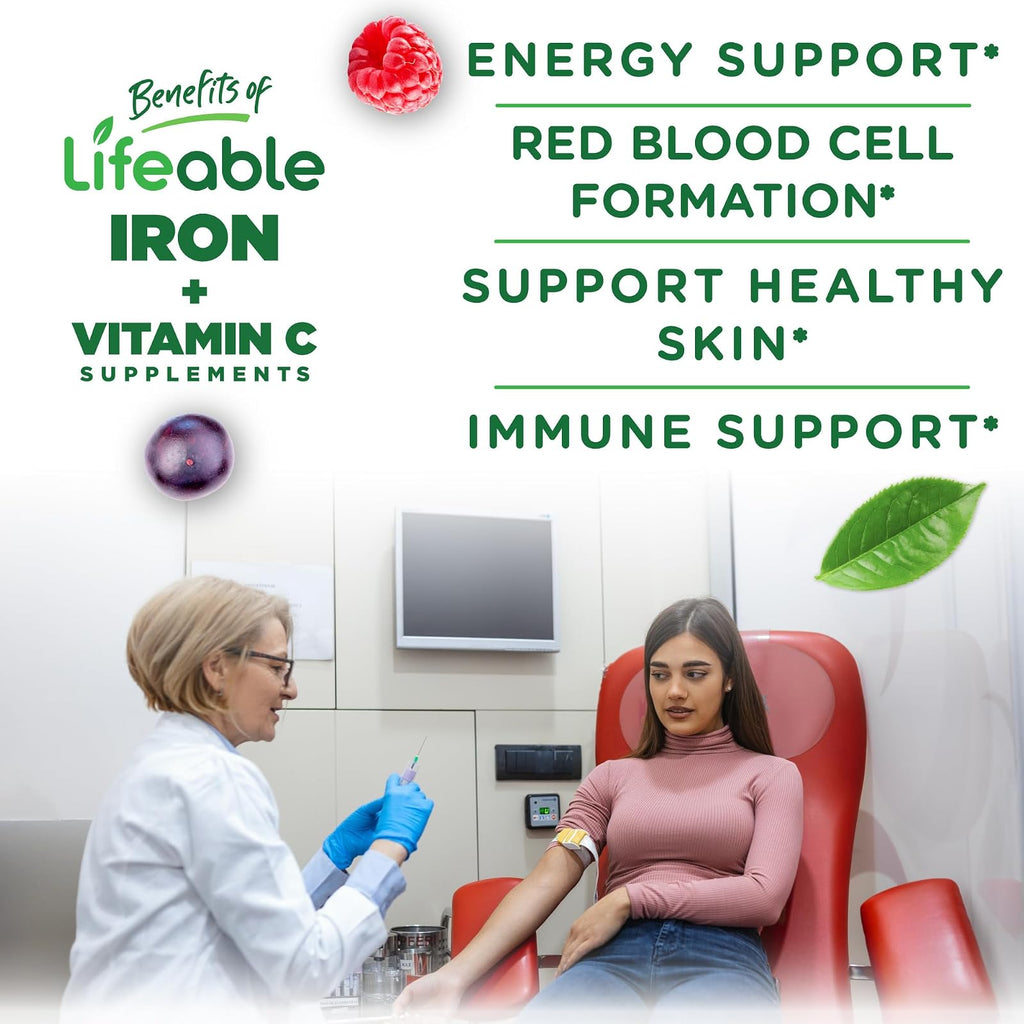 Iron bisglycinate gummies for energy