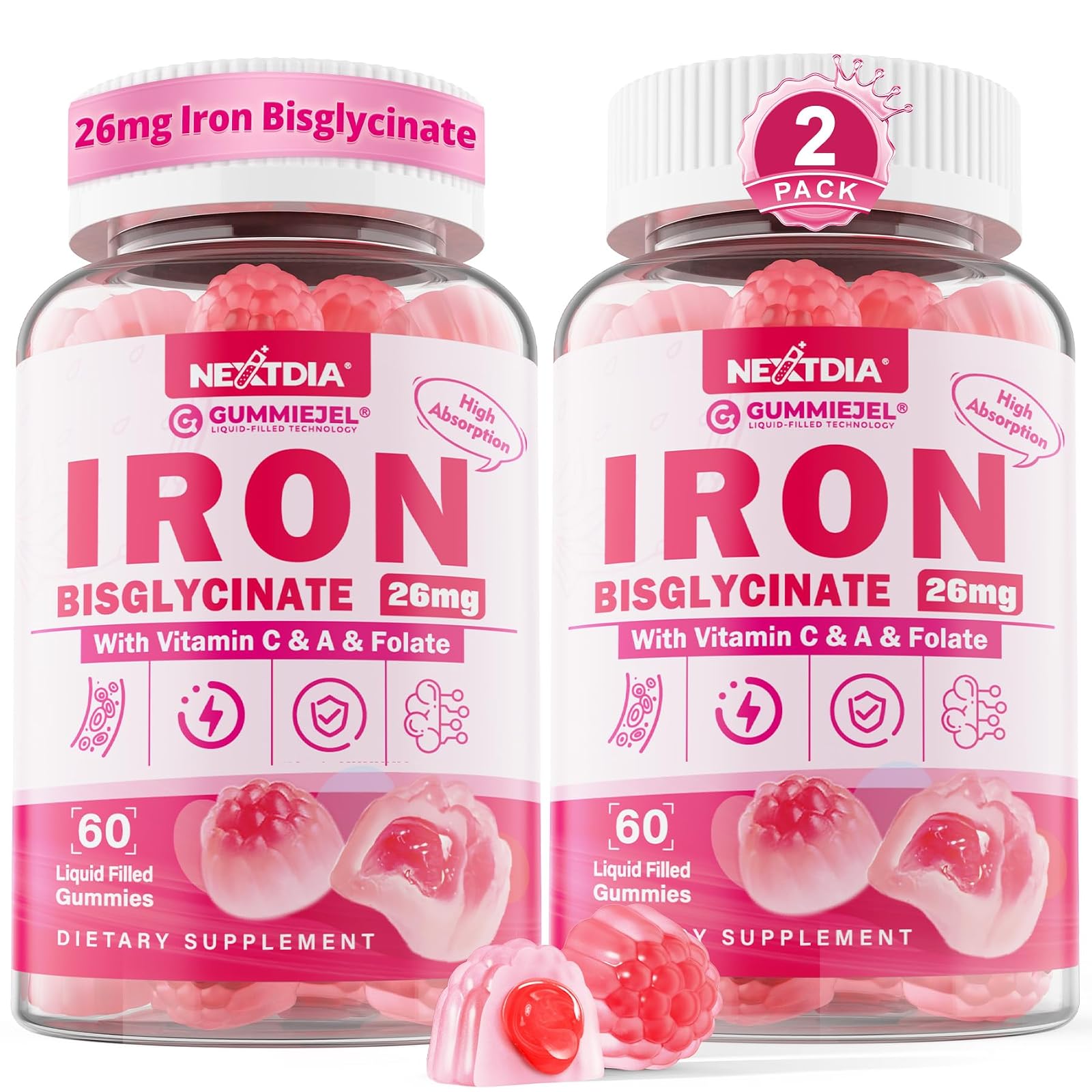iron bisglycinate gummies for energy