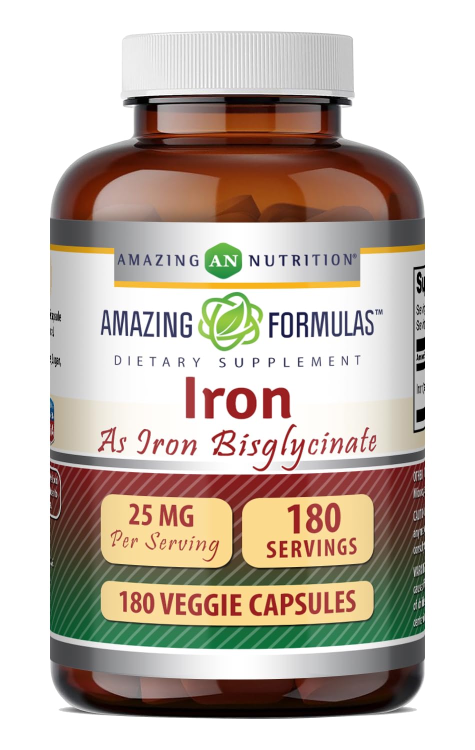Iron Bisglycinate veggie capsules