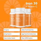 Iron bisglycinate with vitamin C benefits