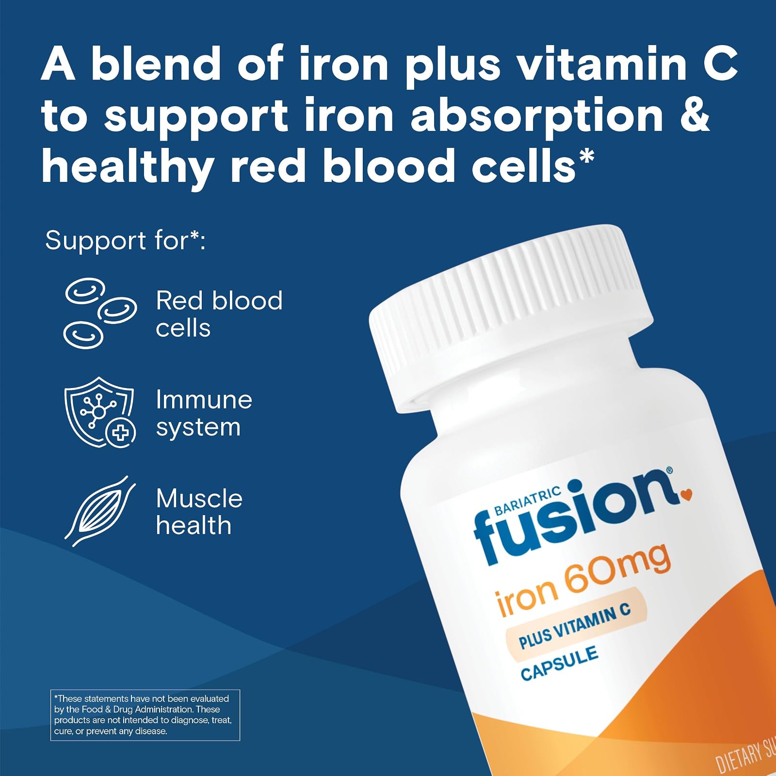 Iron bisglycinate with vitamin C
