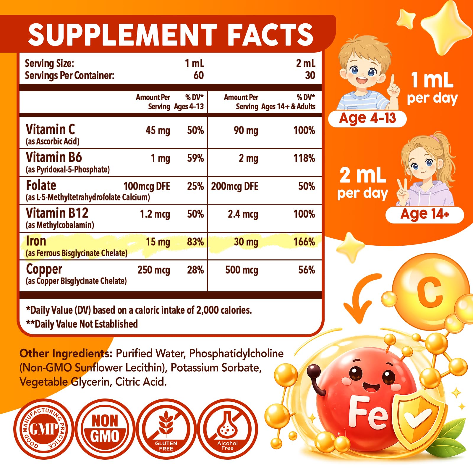 iron bisglycinate with vitamin C