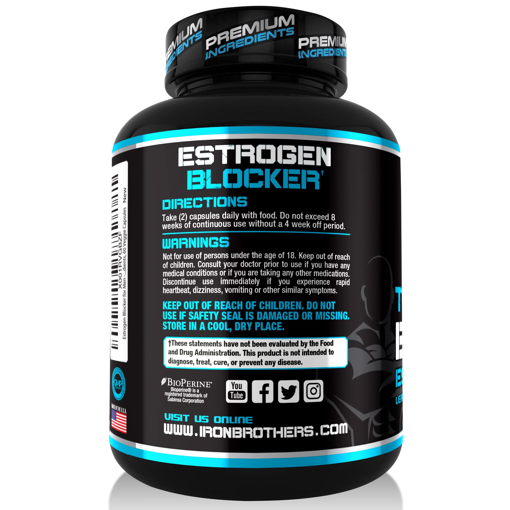 Iron Brothers testosterone booster with I3C