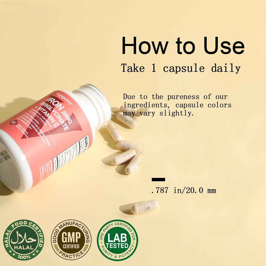 iron capsules for active lifestyles