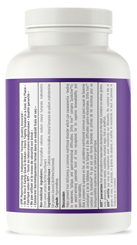 Iron capsules for balanced nutrition