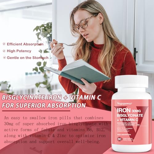Iron capsules for daily wellness
