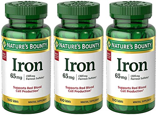 Iron capsules for healthy blood levels