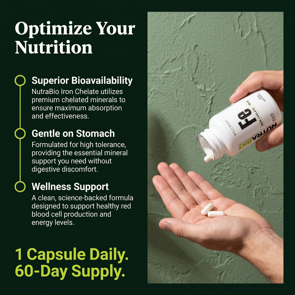 Iron capsules for immune support