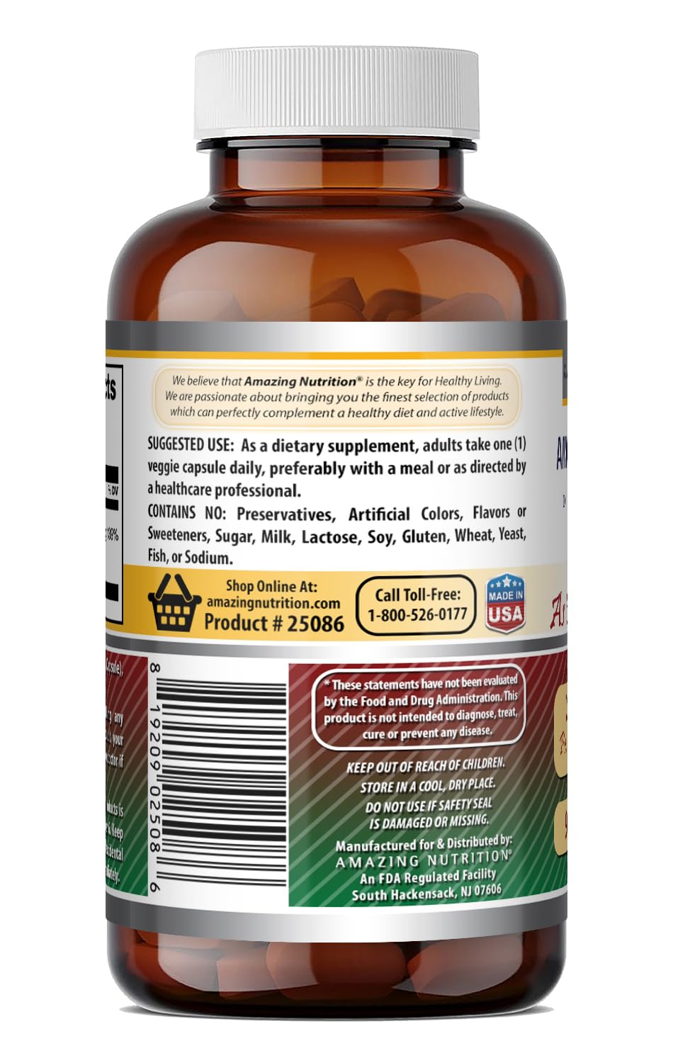 Iron capsules for improved vitality