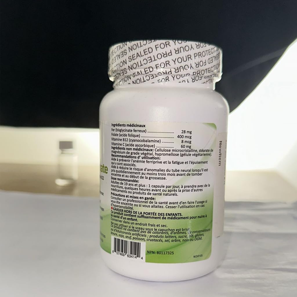 iron capsules with added nutrients