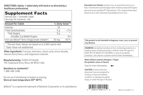 iron chelate for improved iron levels