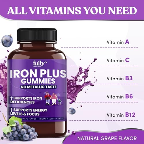 iron deficiency support gummies