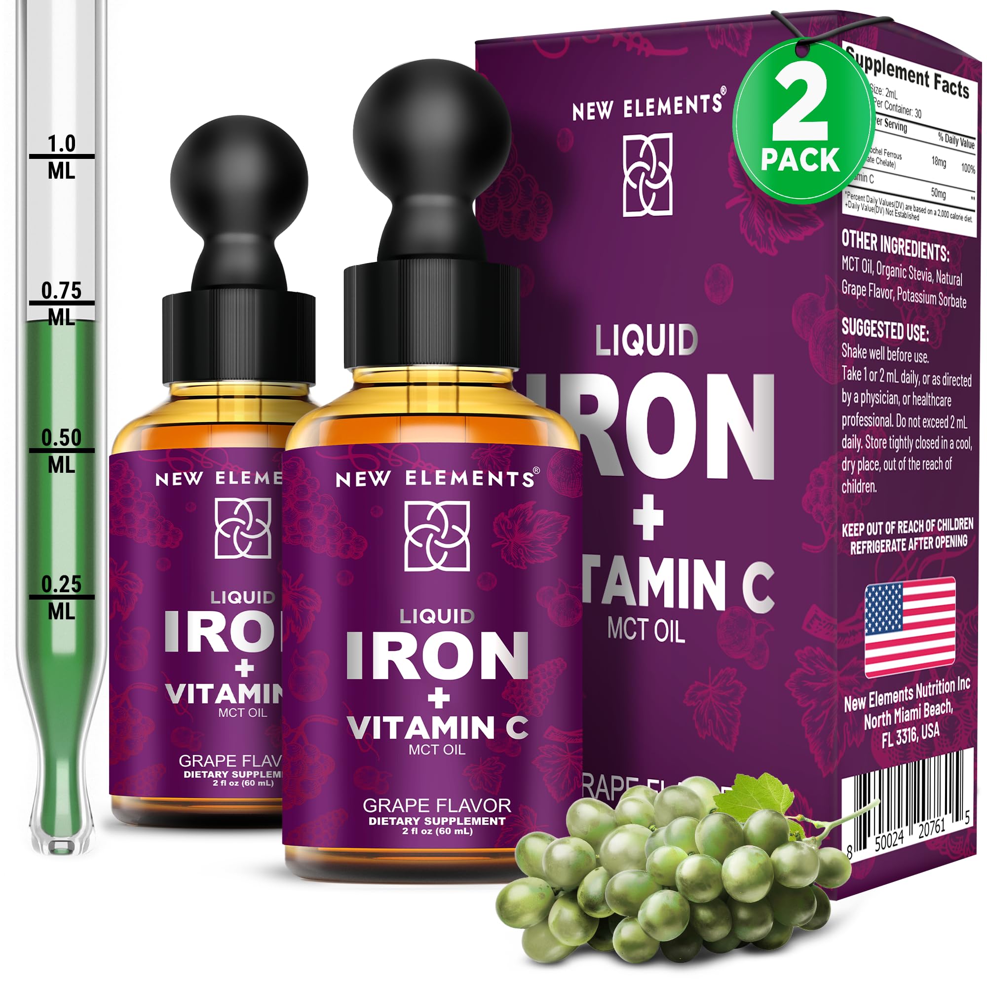 iron drops for anemia support