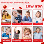 Iron drops for children's health