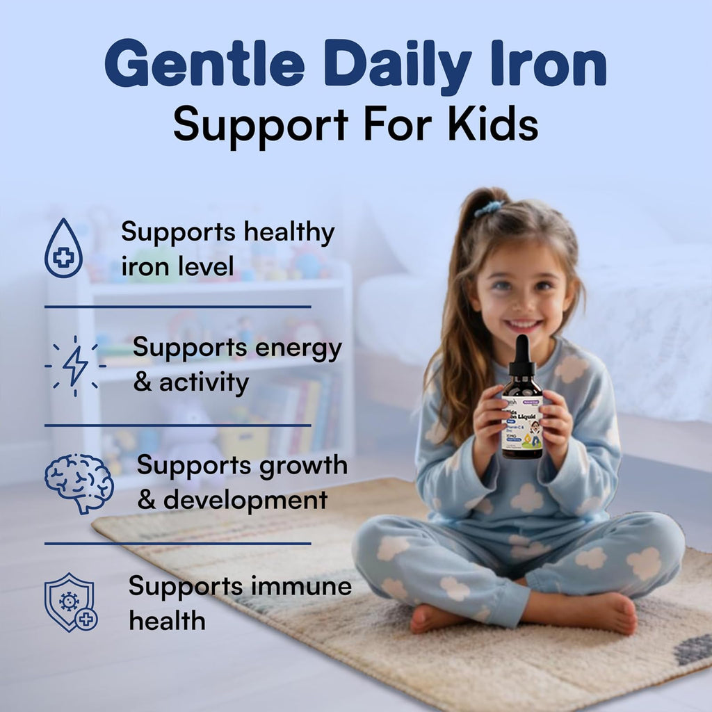 Iron drops for children's health