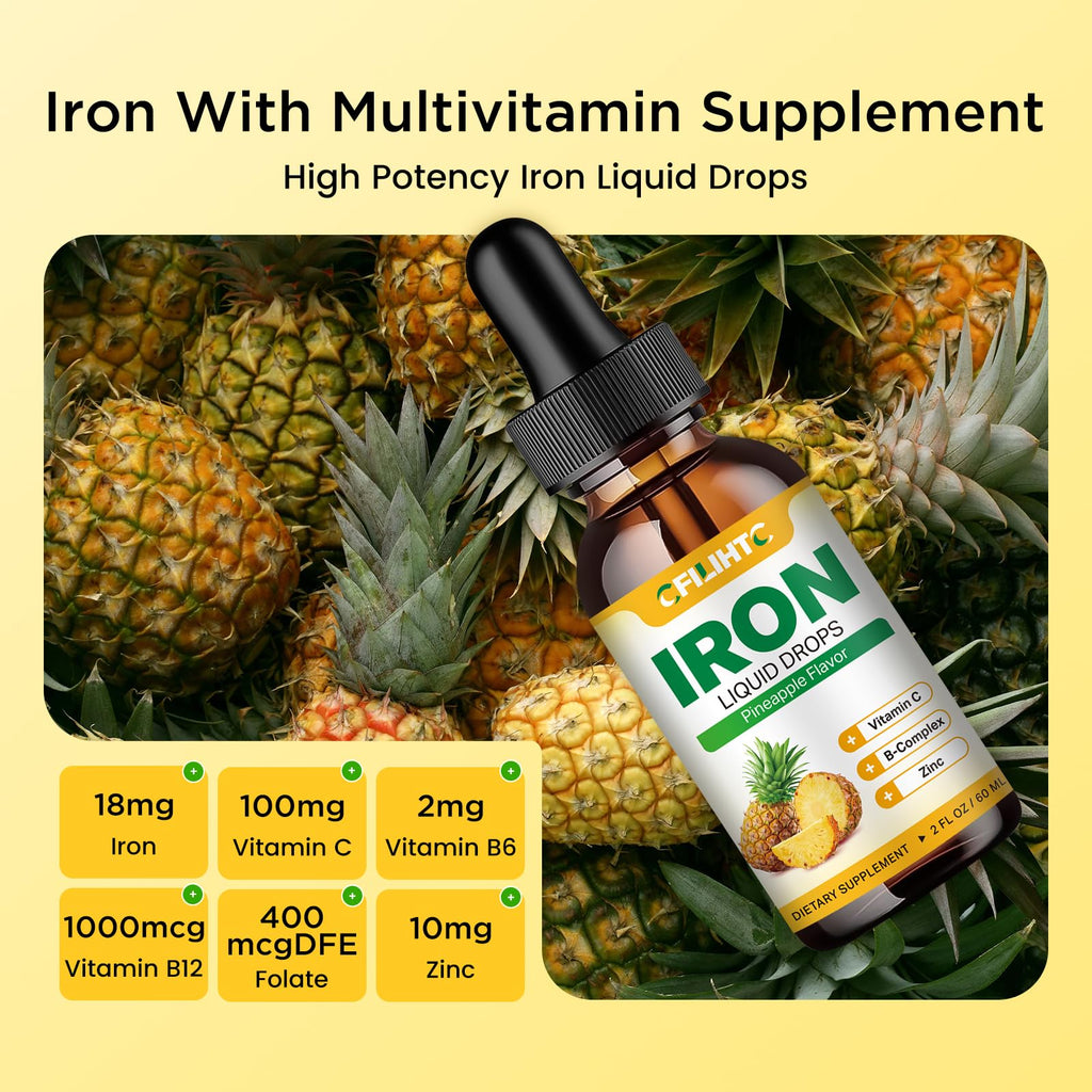 iron drops with folate benefits