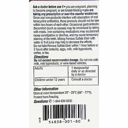Iron elixir for improved absorption